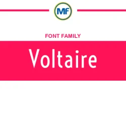 Voltaire Regular: Free Font Download | MaisFontes