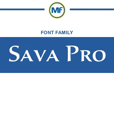 Download Sava Pro Fonts | MaisFontes