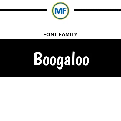 Download Boogaloo Fonts (Google Fonts) | MaisFontes