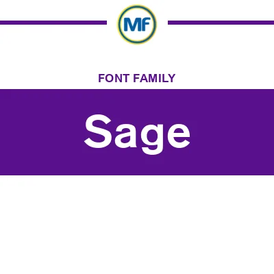 Download Sage Fonts | MaisFontes