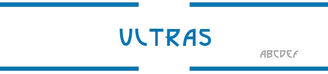 Download Ultras Fonts | MaisFontes