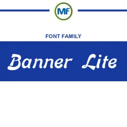 Banner Lite Bold Font: Free Download | MaisFontes
