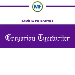 Gregorian FLF: Baixar Fonte Grátis | MaisFontes