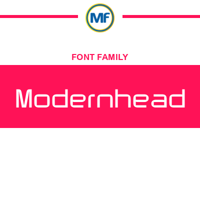 Modernhead Font Family: Free Download | MaisFontes
