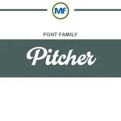 Pitcher Regular Font: Free Download | MaisFontes