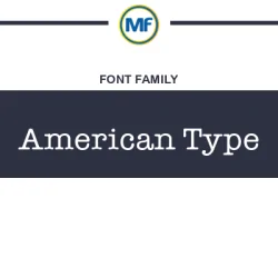 American Type Bold: Free Font Download | MaisFontes