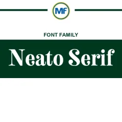 Neato Serif Regular Font: Free Download | MaisFontes