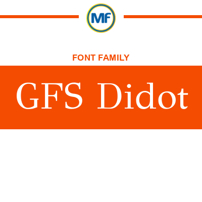 Download GFS Didot Fonts (Google Fonts) | MaisFontes