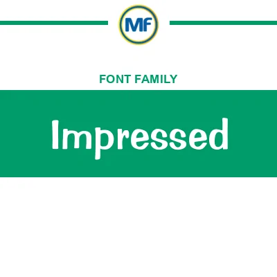 Download Impressed Fonts | MaisFontes