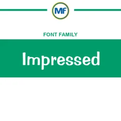 Impressed Bold: Free Font Download | MaisFontes