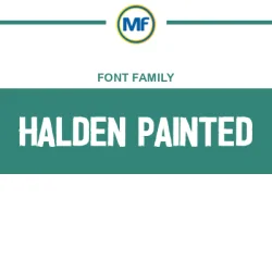 HALDEN PAINTED SOLID: Download Free Font | MaisFontes