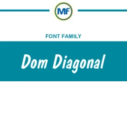 Dom Diagonal Bold BT: Free Font Download | MaisFontes