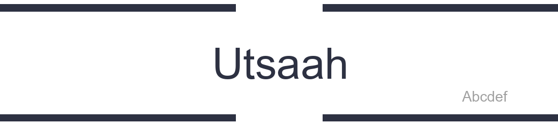 Utsaah: Download Free Font | MaisFontes