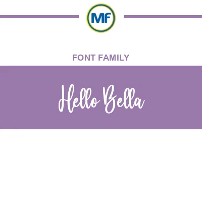 Download Hello Bella Fonts | MaisFontes