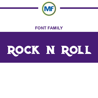 Rock n Roll Font Family: Free Download | MaisFontes