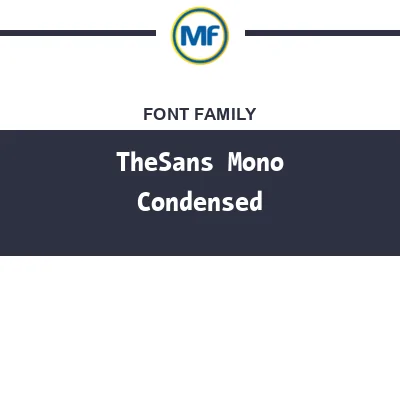 Download TheSans Mono Condensed Fonts | MaisFontes