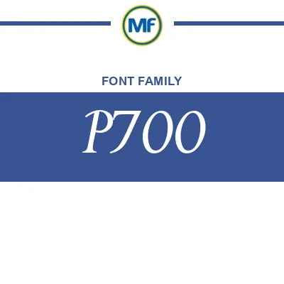 Download P700 Fonts | MaisFontes