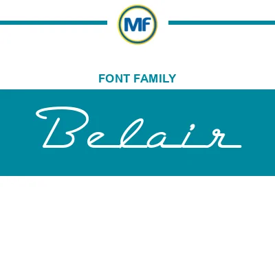 Belair Font Family: Free Download | MaisFontes