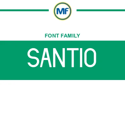 Santio Font Family: Download Free | MaisFontes
