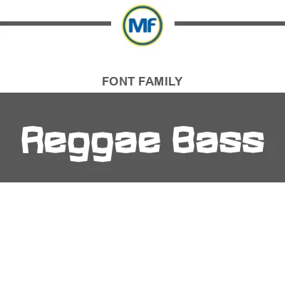 Download Reggae Bass Fonts | MaisFontes