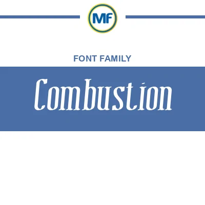 Download Combustion Fonts | MaisFontes