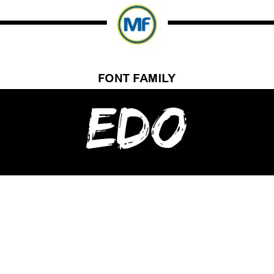Download Edo Fonts | MaisFontes