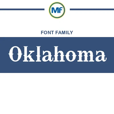 Oklahoma Font Family: Download Free | MaisFontes