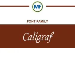 Caligraf W: Free Font Download | MaisFontes
