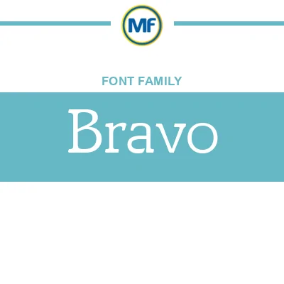 Bravo Font Family: Download Free | MaisFontes