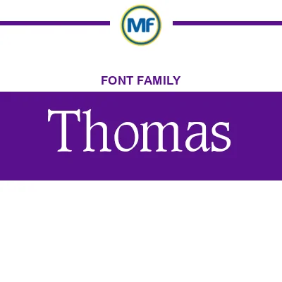 Download Thomas Fonts | MaisFontes