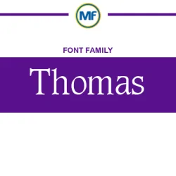 Thomas: Free Font Download | MaisFontes
