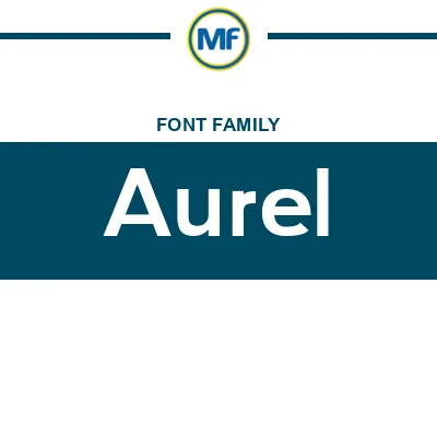 Aurel Font Family: Download Free | MaisFontes