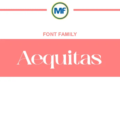 Aequitas Font Family: Free Download | MaisFontes