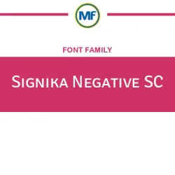 Signika Negative SC Bold: Free Font Download | MaisFontes