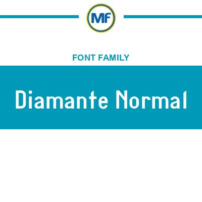 Diamante Normal Font Family: Free Download | MaisFontes
