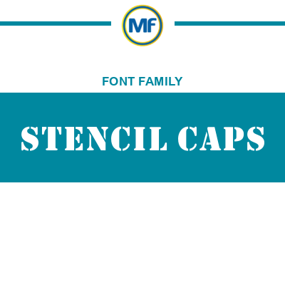 Download Stencil Caps Fonts | MaisFontes