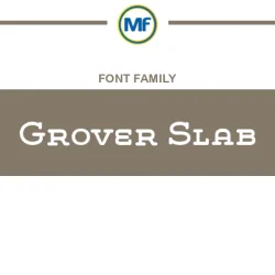 Grover Slab Caps Bold Font: Free Download | MaisFontes