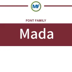 Mada Bold: Free Font Download | MaisFontes