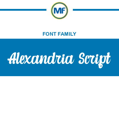 Download Alexandria Script Fonts | MaisFontes
