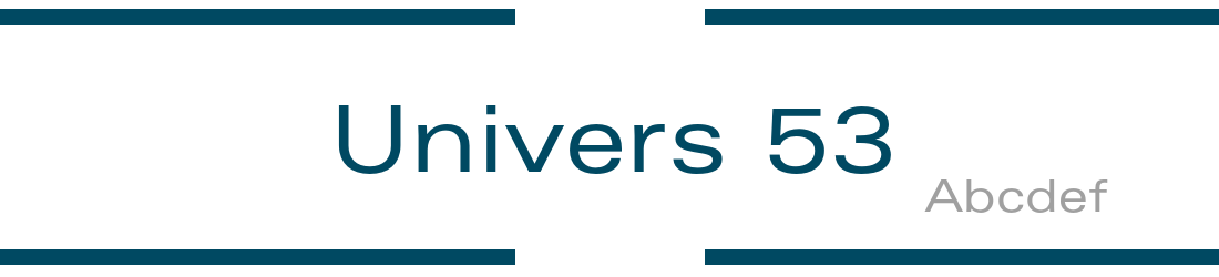 Univers 53 Extended Font: Free Download | MaisFontes