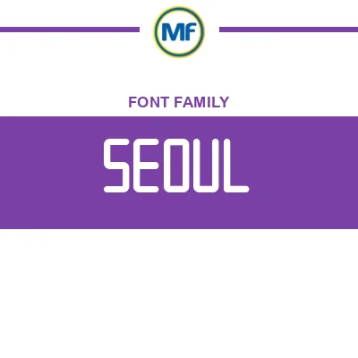 Download Seoul Fonts | MaisFontes