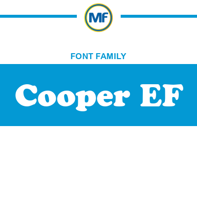 Cooper EF Font Family: Download Free | MaisFontes