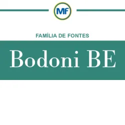 Bodoni BE Light: Baixar Fonte Grátis | MaisFontes