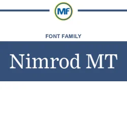 Nimrod MT Bold: Free Font Download | MaisFontes