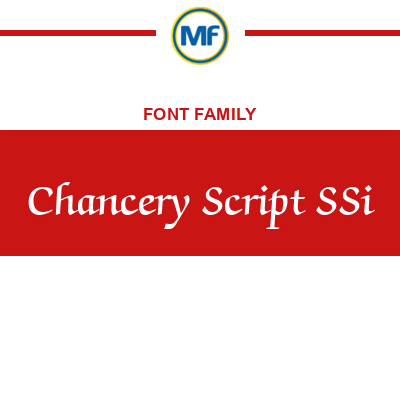 Download Chancery Script SSi Fonts | MaisFontes