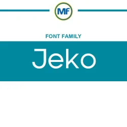 Jeko Regular: Free Font Download | MaisFontes
