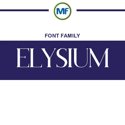 Download Elysium Fonts | MaisFontes
