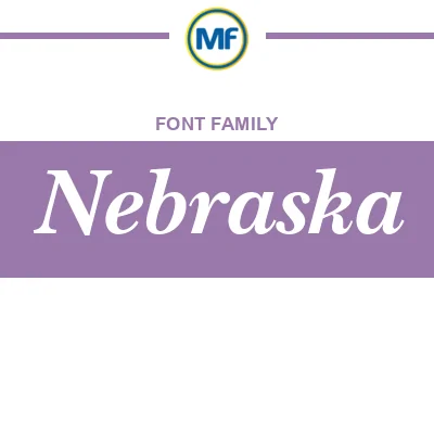 Download Nebraska v1.03 Fonts | MaisFontes