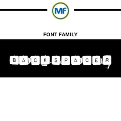 Backspacer Square Regular Font: Free Download | MaisFontes