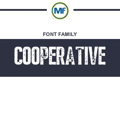 Cooperative Font Family: Free Download | MaisFontes
